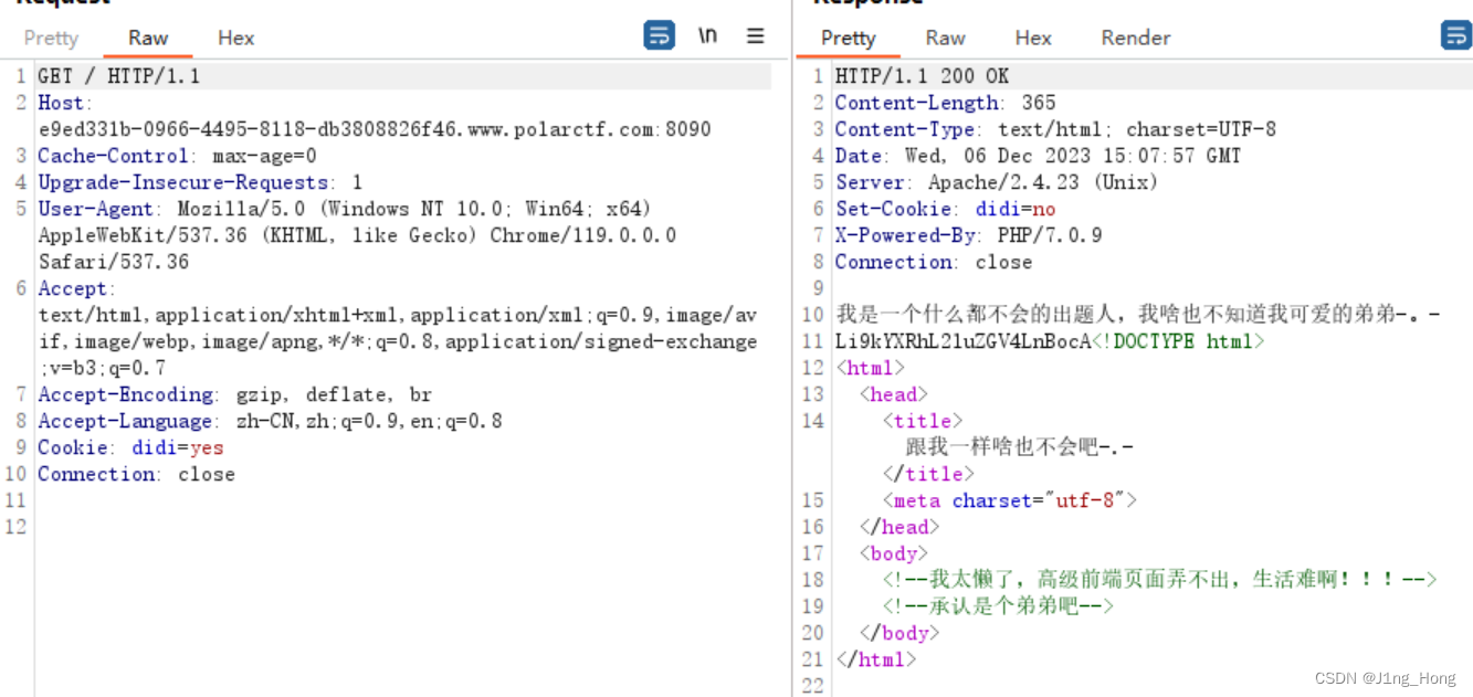 PolarD&N-CTF-web方向-简单_ctf don'ttouchme-CSDN博客
