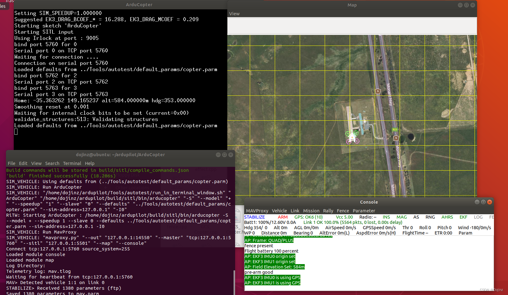 无人机仿真 APM+Gazebo+SITL+QGC仿真教学及常见问题记录与解决方法_failed to load module: no module named 'console'. -CSDN博客