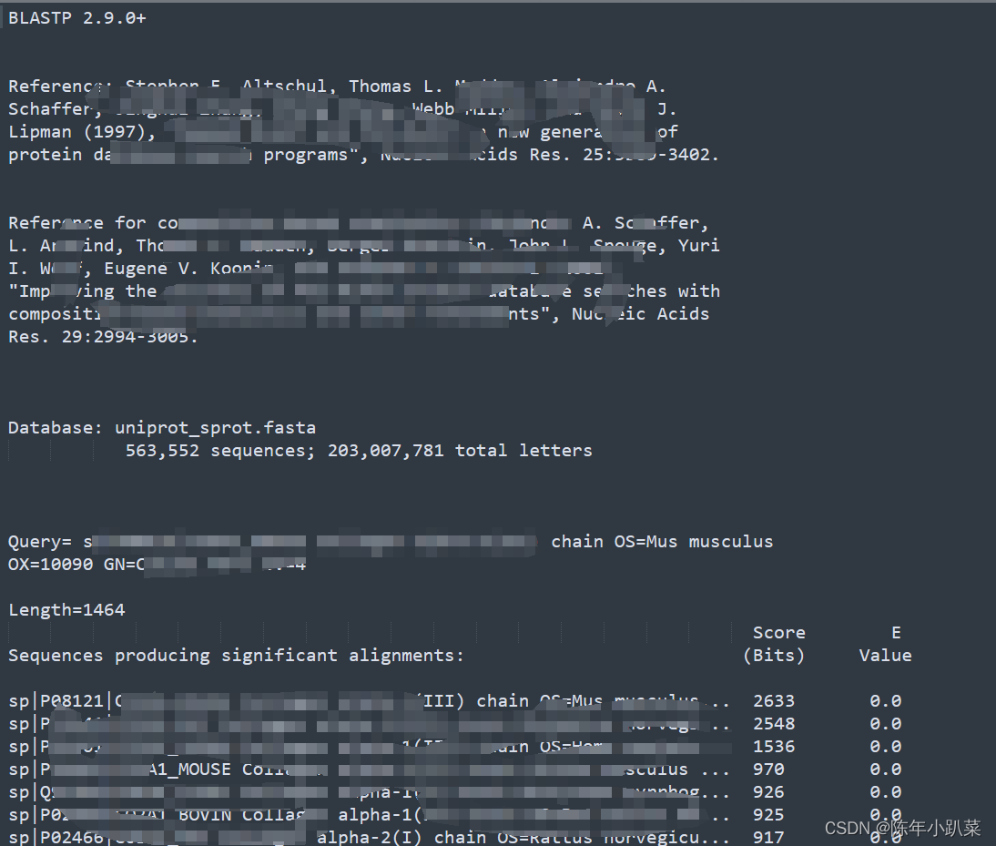 blast安装及简单使用-CSDN博客