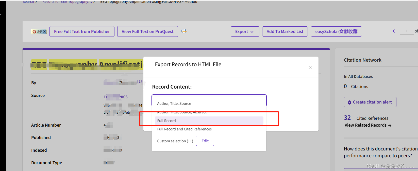 Web of Science检索文献（WOS号）— 校外访问-CSDN博客