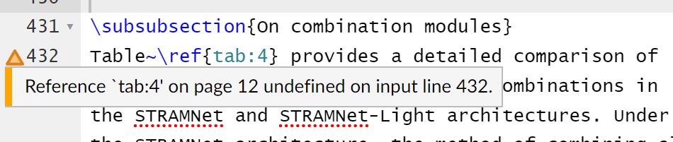 【Latex】Reference `tab:4‘ on page * undefined on input line *如何解决？_atex warning: reference figl ...