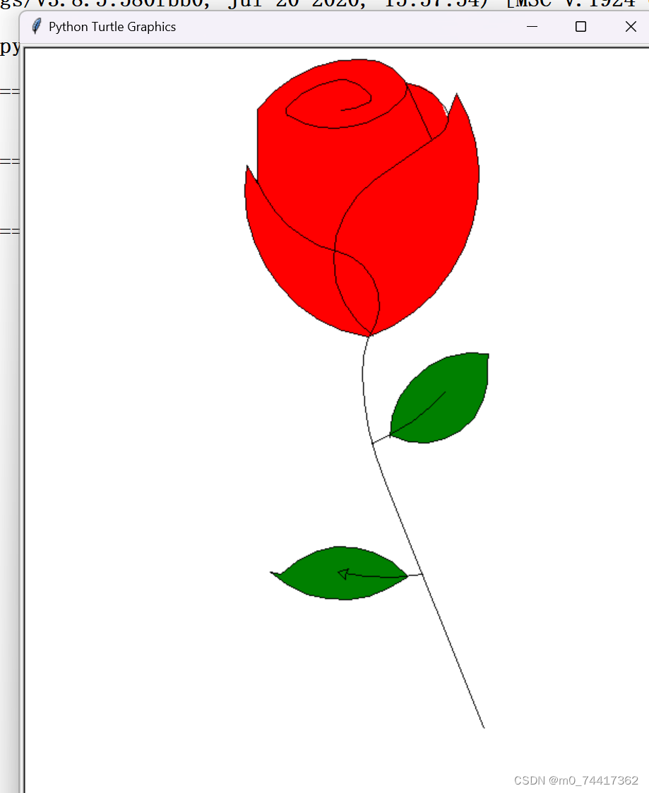 用python画玫瑰花-CSDN博客