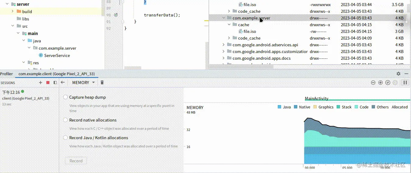 Android 使用AIDL传输超大型文件_parcelfiledescriptor-CSDN博客