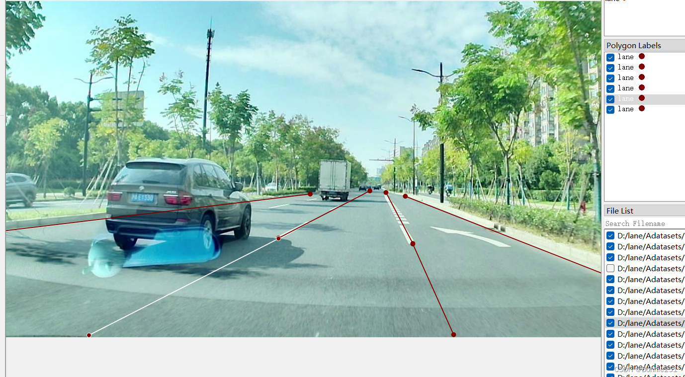 Labelme标车道线转culane数据集格式_labelme linestrip-CSDN博客