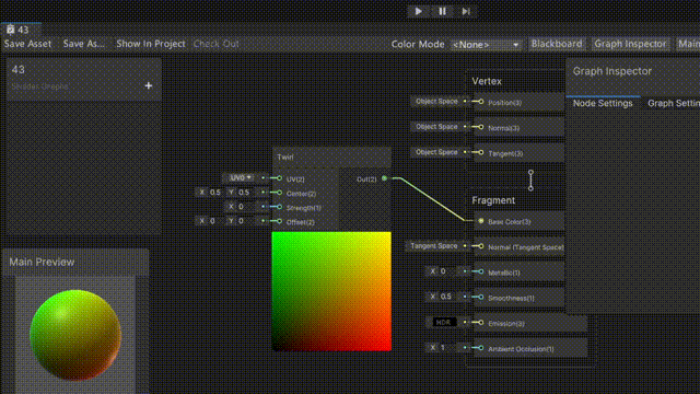Unity Shadergraph利用time节点制作流动与旋转效果shadergraph Time Csdn博客
