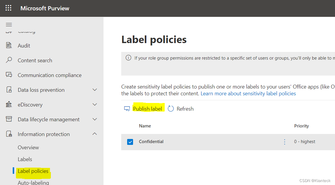 Microsoft Purview - Sensitivity Label简介_set docsenselabel ...