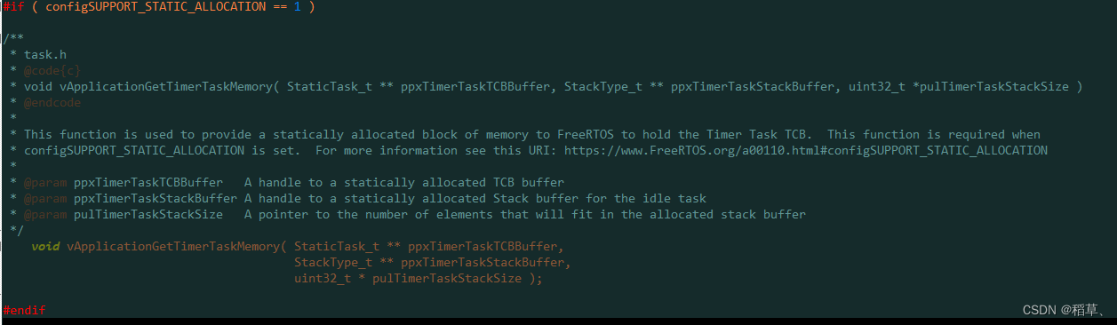 FreeRTOS学习-创建任务_vapplicationgetidletaskmemory-CSDN博客