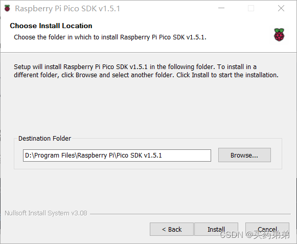 Windows配置树莓派Pico开发环境并使用vscode入门树莓派Pico开发_正在配置项目: pico-examples-CSDN博客