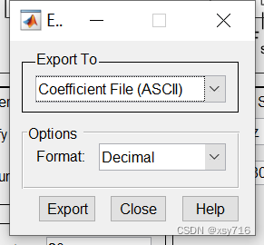 使用matlab的fdatool生成fir滤波器抽头系数导入Quartus FIR IP核中-CSDN博客