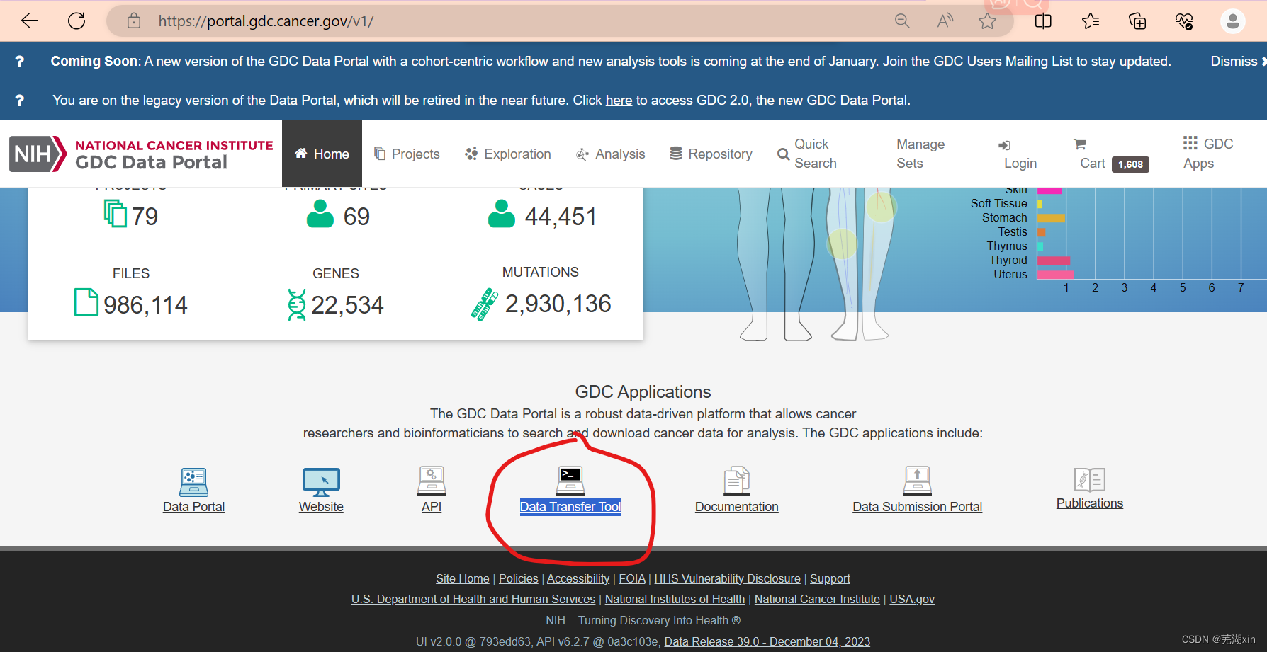 【TCGA】批量下载WSIs(GDC Transfer Tool-UI)_gdc data transfer tool-CSDN博客