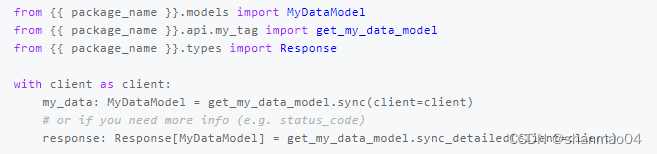 新手接口自动化,swaggeropenapi 接口文档转 Python Clientopenapi Python Client Csdn博客