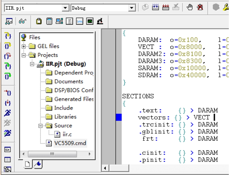 DSP实验4-FIR和IIR算法的实现——基于TMS320VC5509_vc仿真dsp-CSDN博客