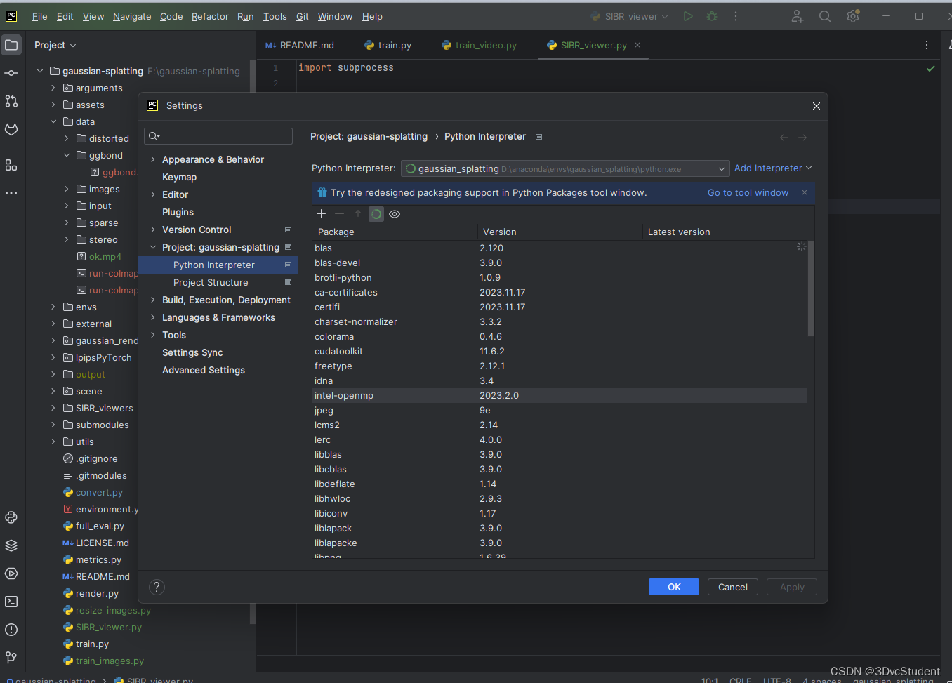 3D Gaussian splatting Windows配置-CSDN博客