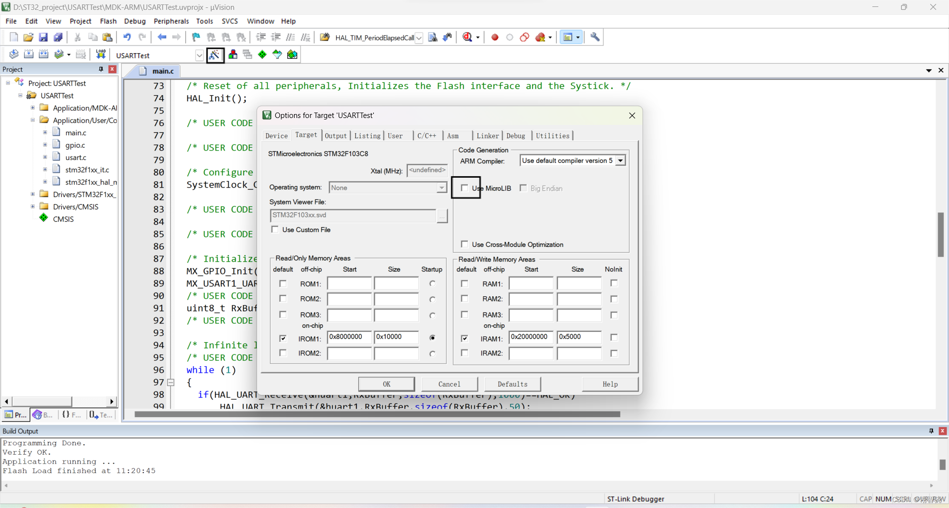 【stm32】cubemx之串口：串口三种模式（轮询模式、中断模式、dma模式）的配置与使用示例 串口重定向 使用hal扩展函数实现不定长数据接收cubemx配置串口 Csdn博客