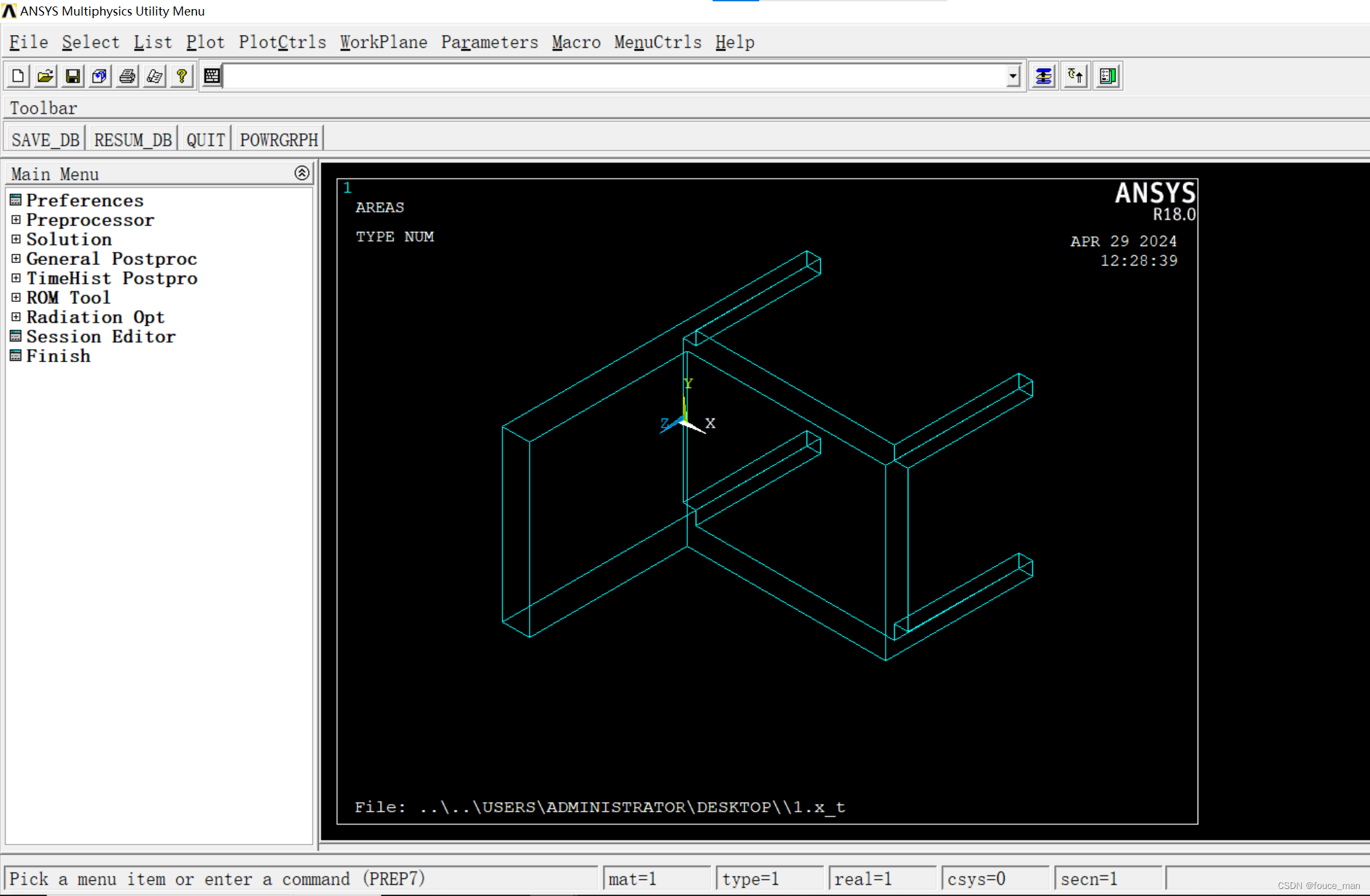 Ansys-APDL软件功能快速入门_apdl教程-CSDN博客