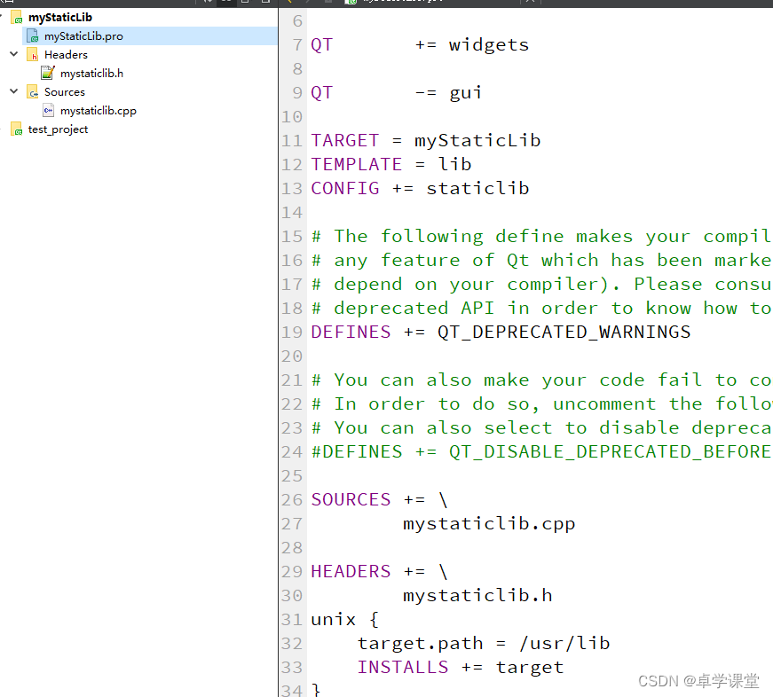 Qt静态链接库(.lib .a)、动态链接库（.dll）创建和使用教程_qt 编写库-CSDN博客