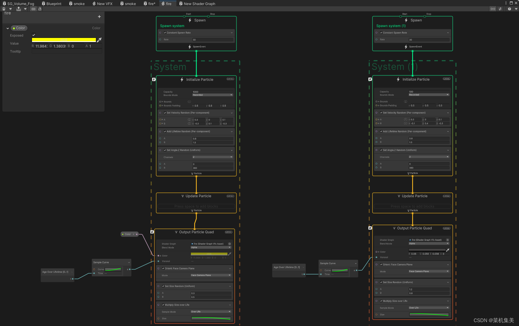URP火焰效果visual effect graph和shader graph_visual effect shader-CSDN博客