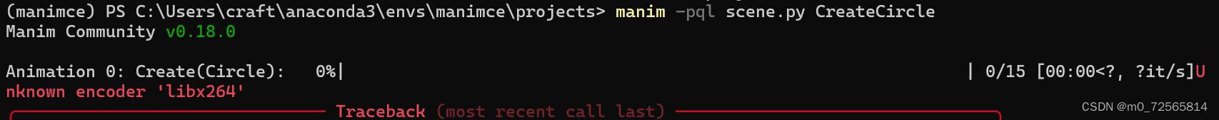 windows-Unknown encoder ‘libx264‘的解决办法_windows unknown encoder 'libx264-CSDN博客