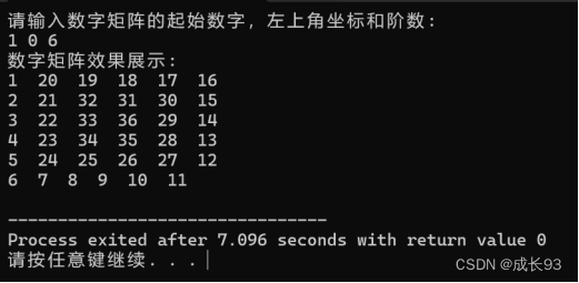 分治与减治算法实验:题目1 数字旋转方阵程序设计算法分析与设计数字旋转方阵程序设计 Csdn博客