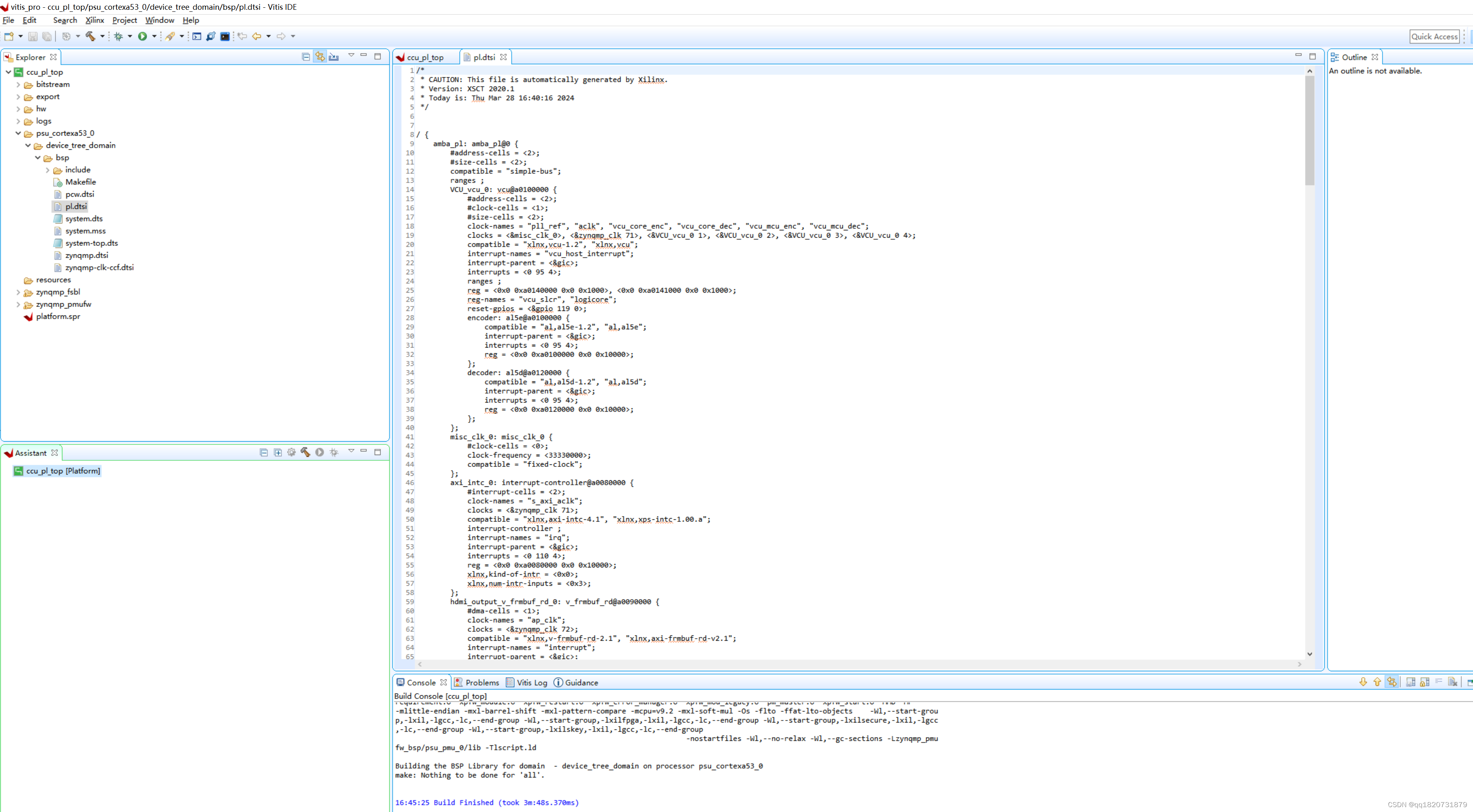 xilinx平台zynqmp系列之设备树代码生成笔记_黑金zynqmp uart设备树-CSDN博客