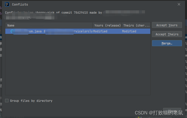 cherry pick 提交时冲突 remote: ERROR: missing Change-Id in commit message footer_cherry pick 冲突-CSDN博客