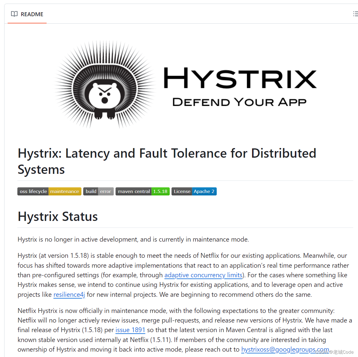 Hystrix的概念、作用和详细介绍_netflix的hystrix库是什么-CSDN博客