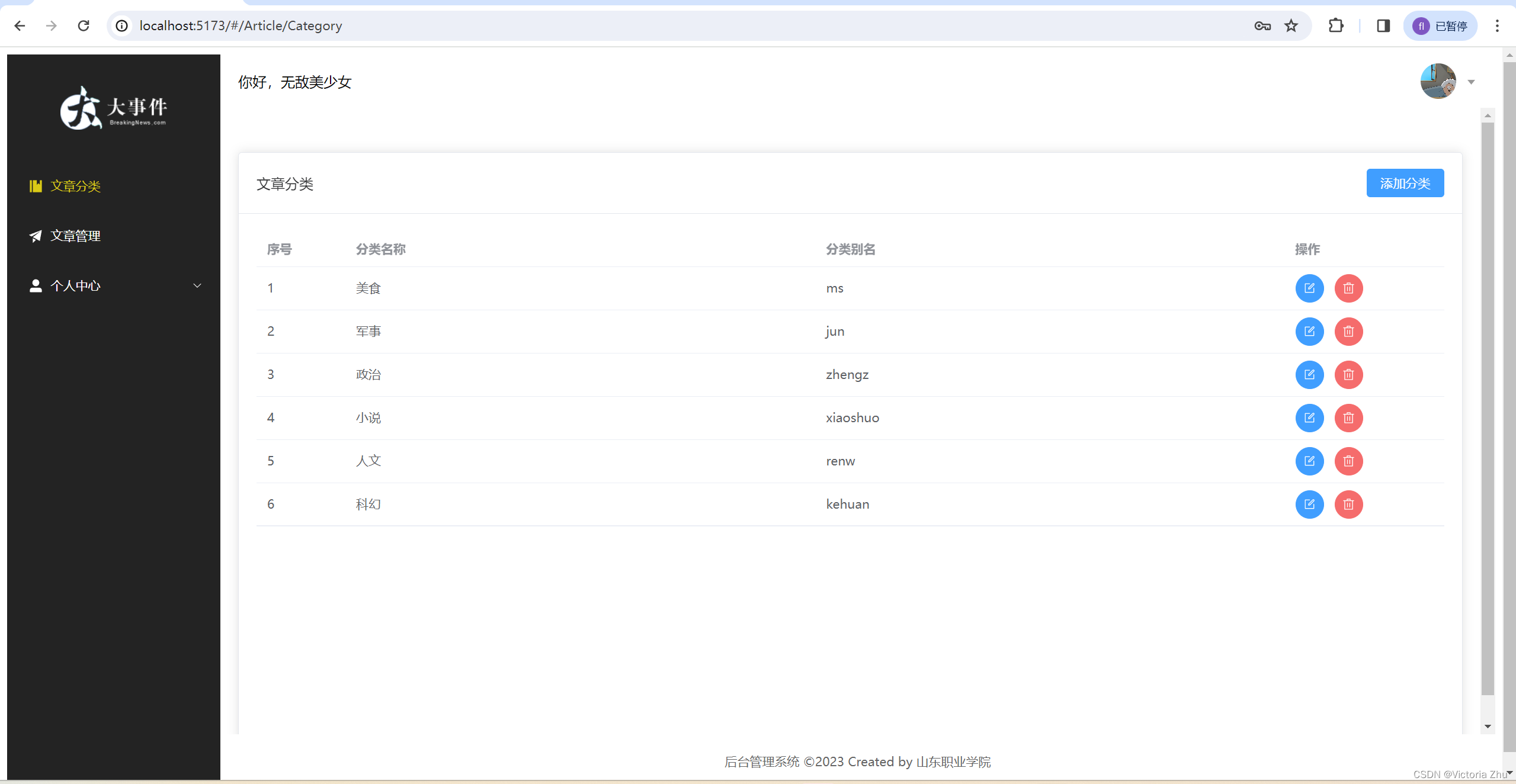 Springboot Vue项目：大事件文章管理系统（黑马程序员）黑马大事件管理系统项目源码 Csdn博客