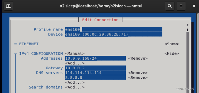 红帽(Red Hat)9 静态网络ip配置_nmtui配置ip-CSDN博客