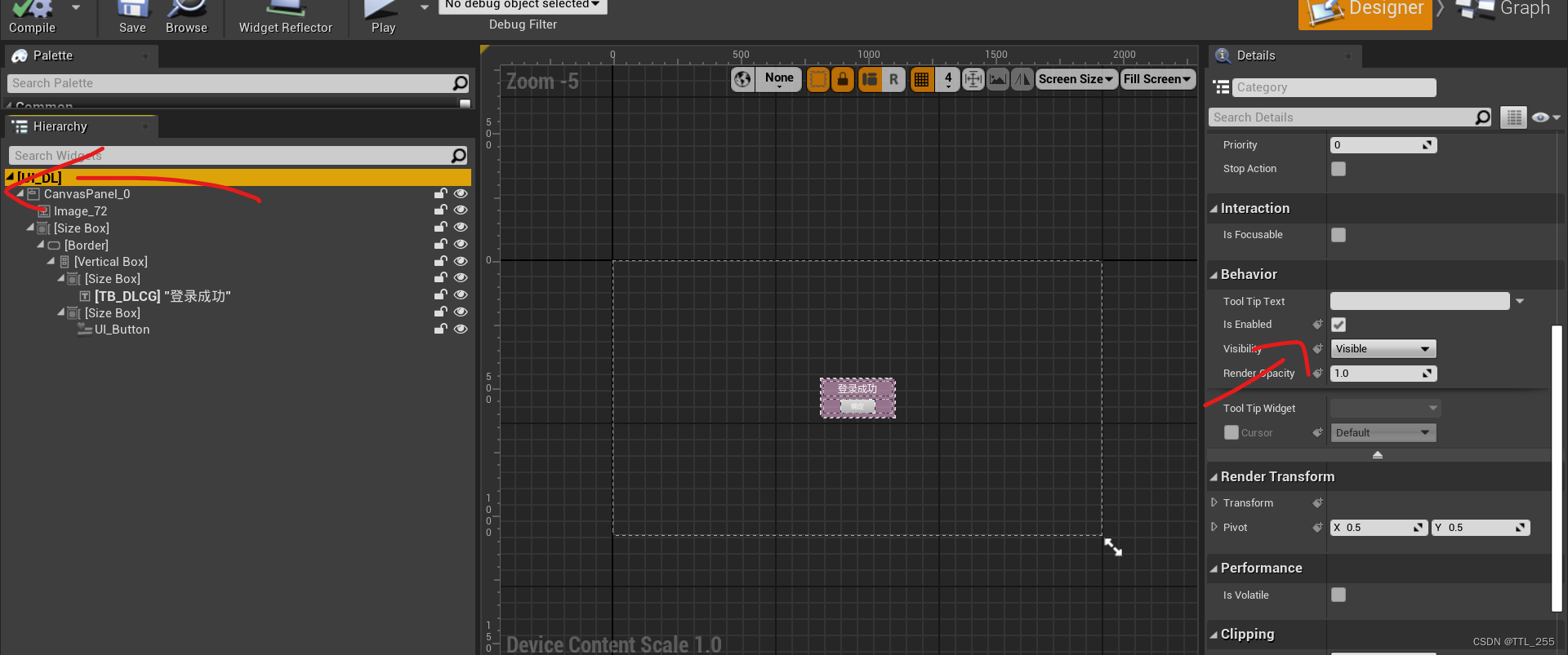 虚幻UE 登录界面UI设计方式_ue 用户界面输入框判断是否为字母-CSDN博客