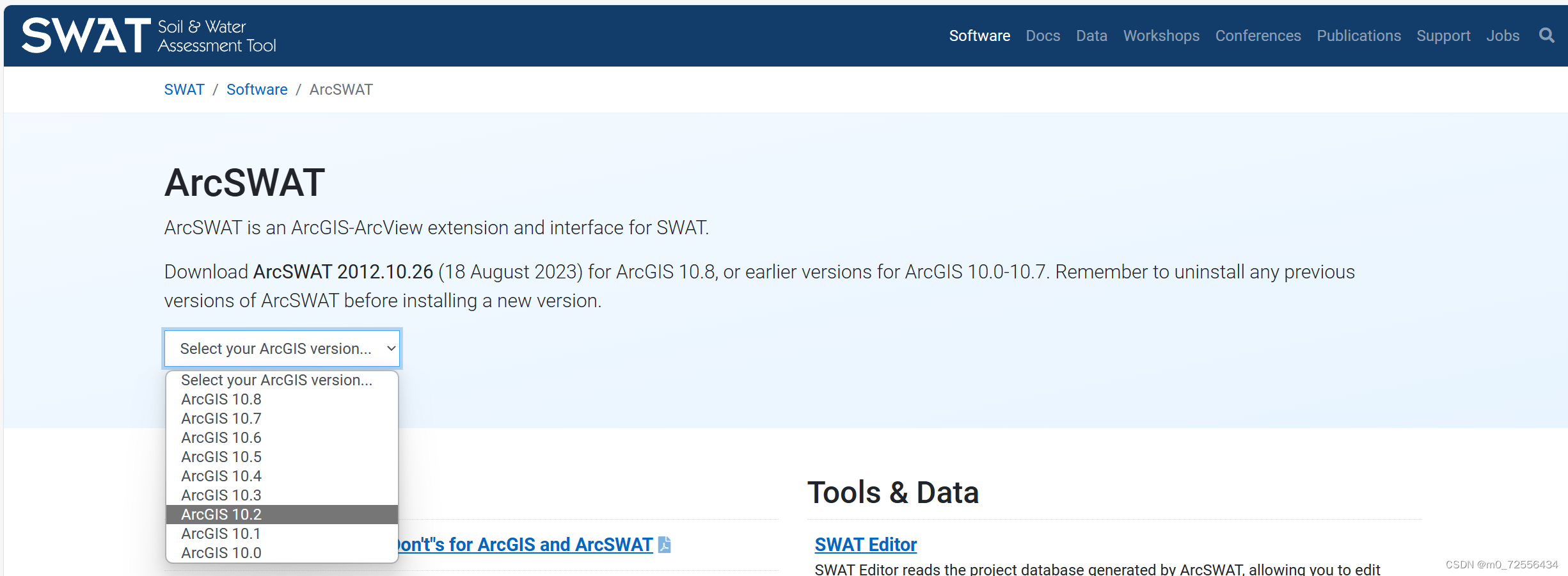 1.SWAT模型的下载与安装_swat模型下载-CSDN博客