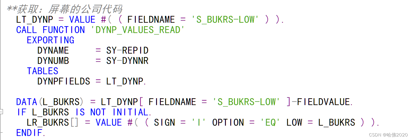ABAP-ALV-选择屏幕：F4搜索帮助_abap alv搜索帮助-CSDN博客