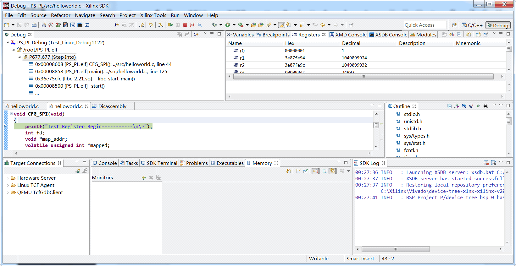 基于Zynq SOC器件TCF编译及其使用_eclipse tcf工程-CSDN博客