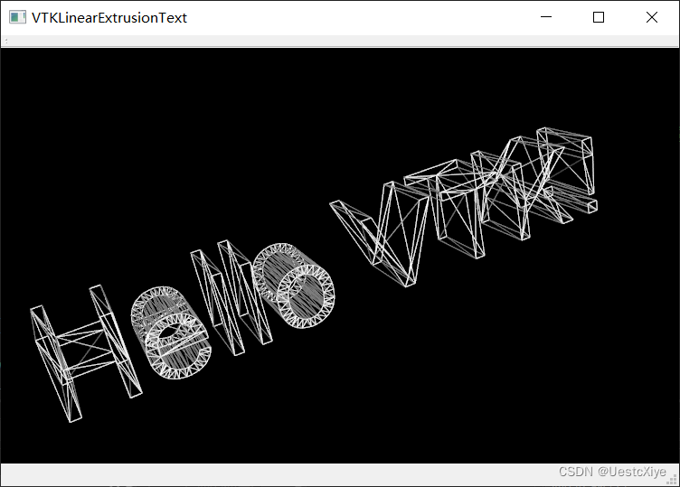 VTK 建模方法：Extrusion_vtk建模-CSDN博客