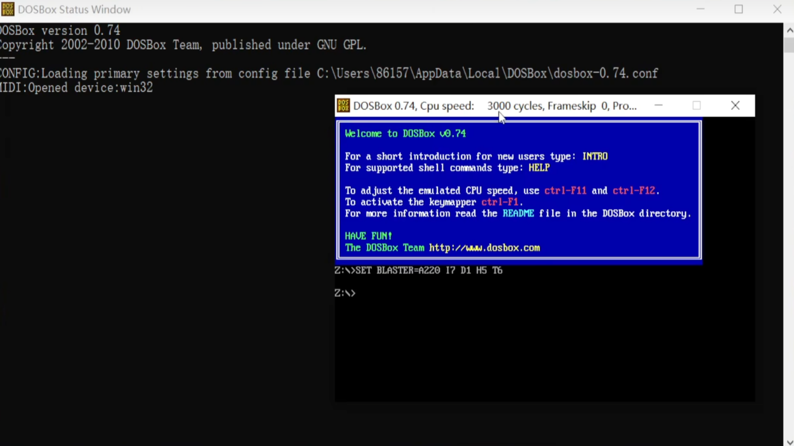 DosBox汇编环境保姆级搭建-CSDN博客