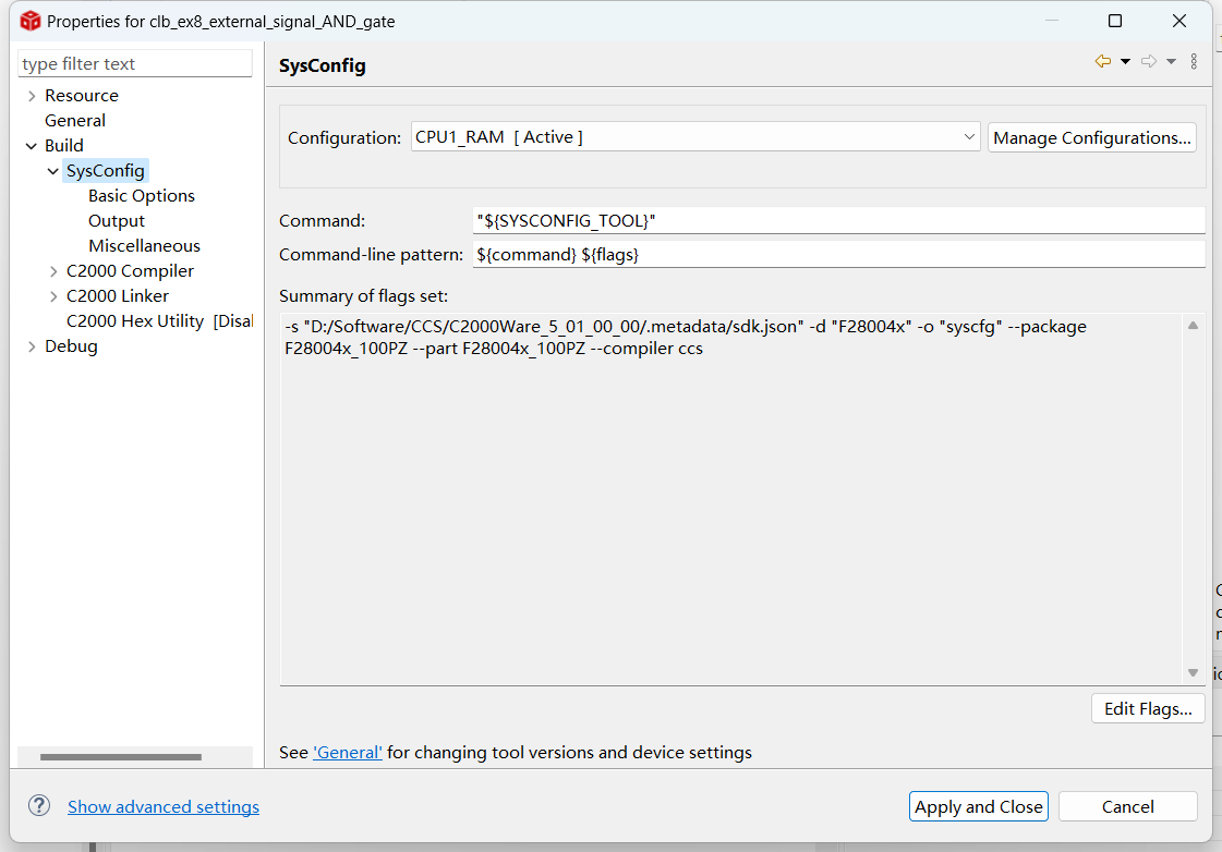 CCS Sysconfig学习（C2000）-CSDN博客