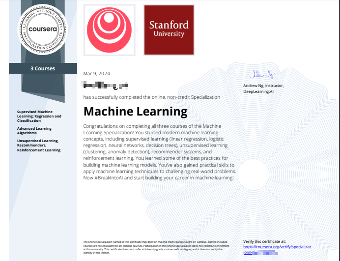 Coursera吴恩达机器学习专项课程01：Supervised Machine Learning: Regression and ...
