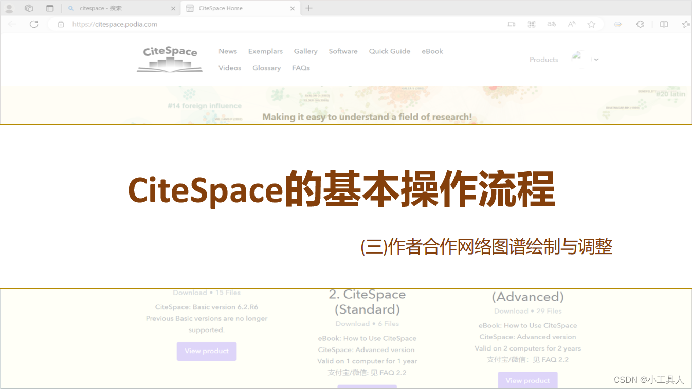 最新版CiteSpace的基本操作流程！（3）作者合作网络图谱绘制与调整_citespace作者共现图谱-CSDN博客
