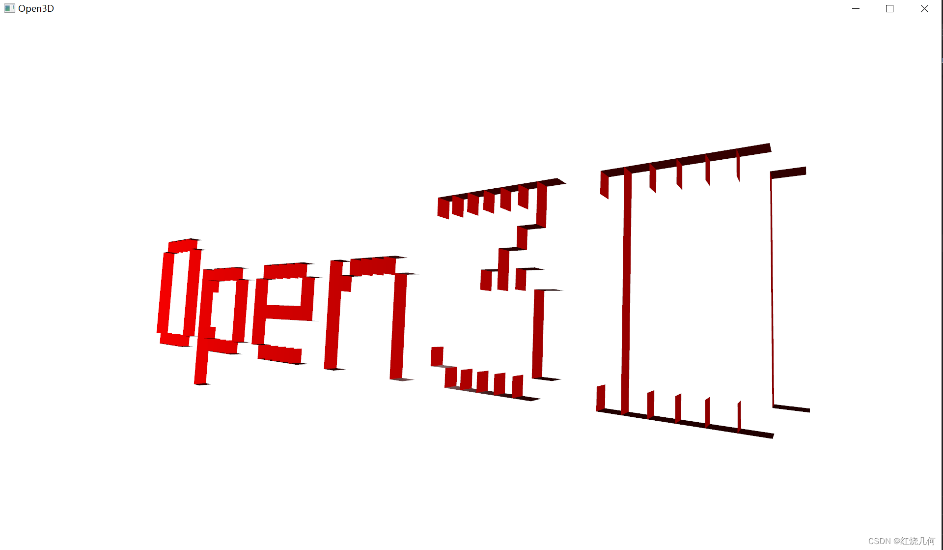 Open3D 生成文字_open3d 文字-CSDN博客