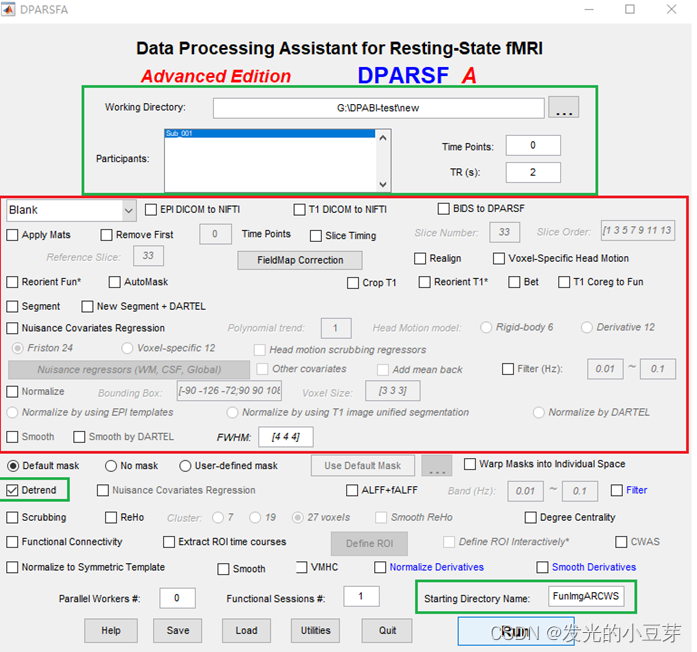 DPABI的rs-fMRI预处理详细操作步骤_dpabi预处理-CSDN博客