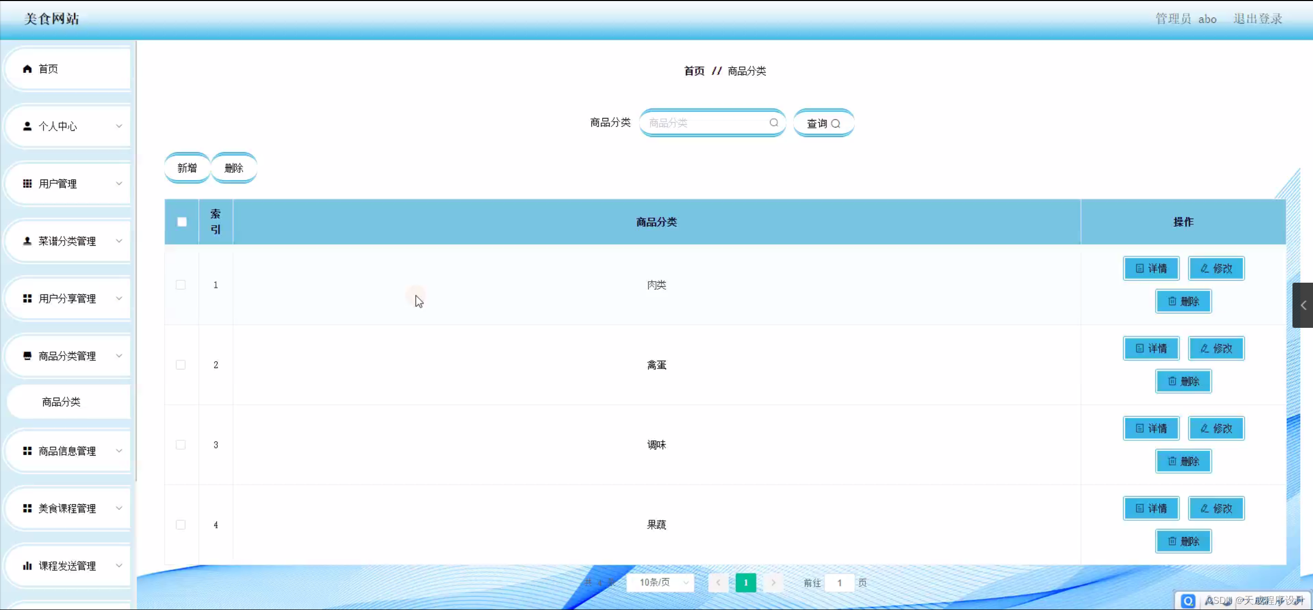 java美食网站(ssm)-CSDN博客