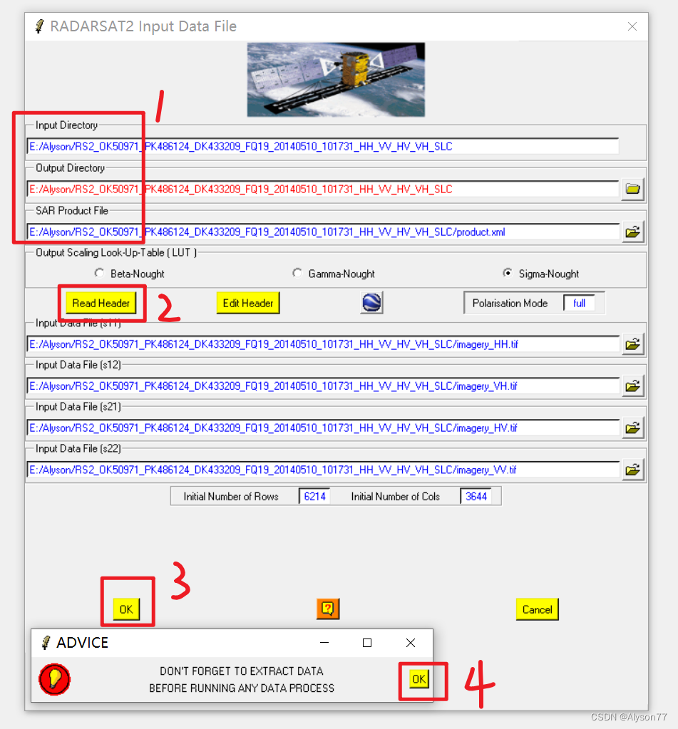 使用PolSARpro6.0进行Radarsat-2 影像预处理-CSDN博客