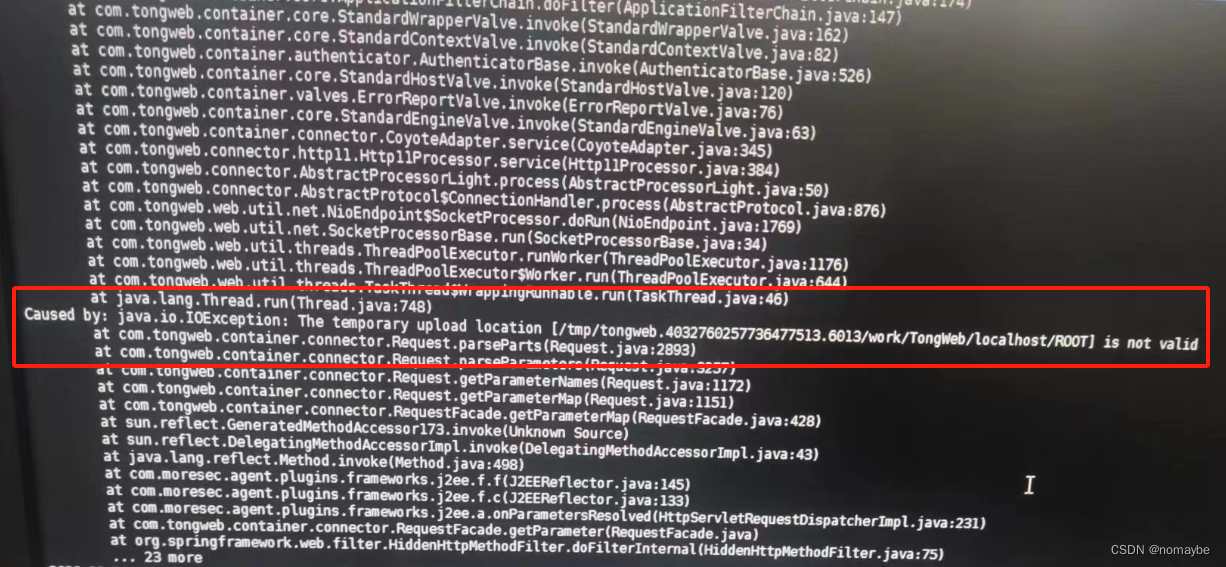 TongWeb The temporary upload location [tmp tongweb.xxx] is not valid-yjm_tongweb启动创建临时文件目录-CSDN博客