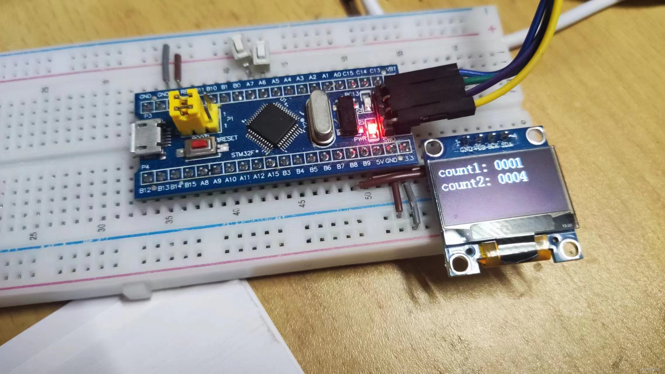 【STM32F103】中断系统&外部中断_stm32f103能设置多少个io中断-CSDN博客
