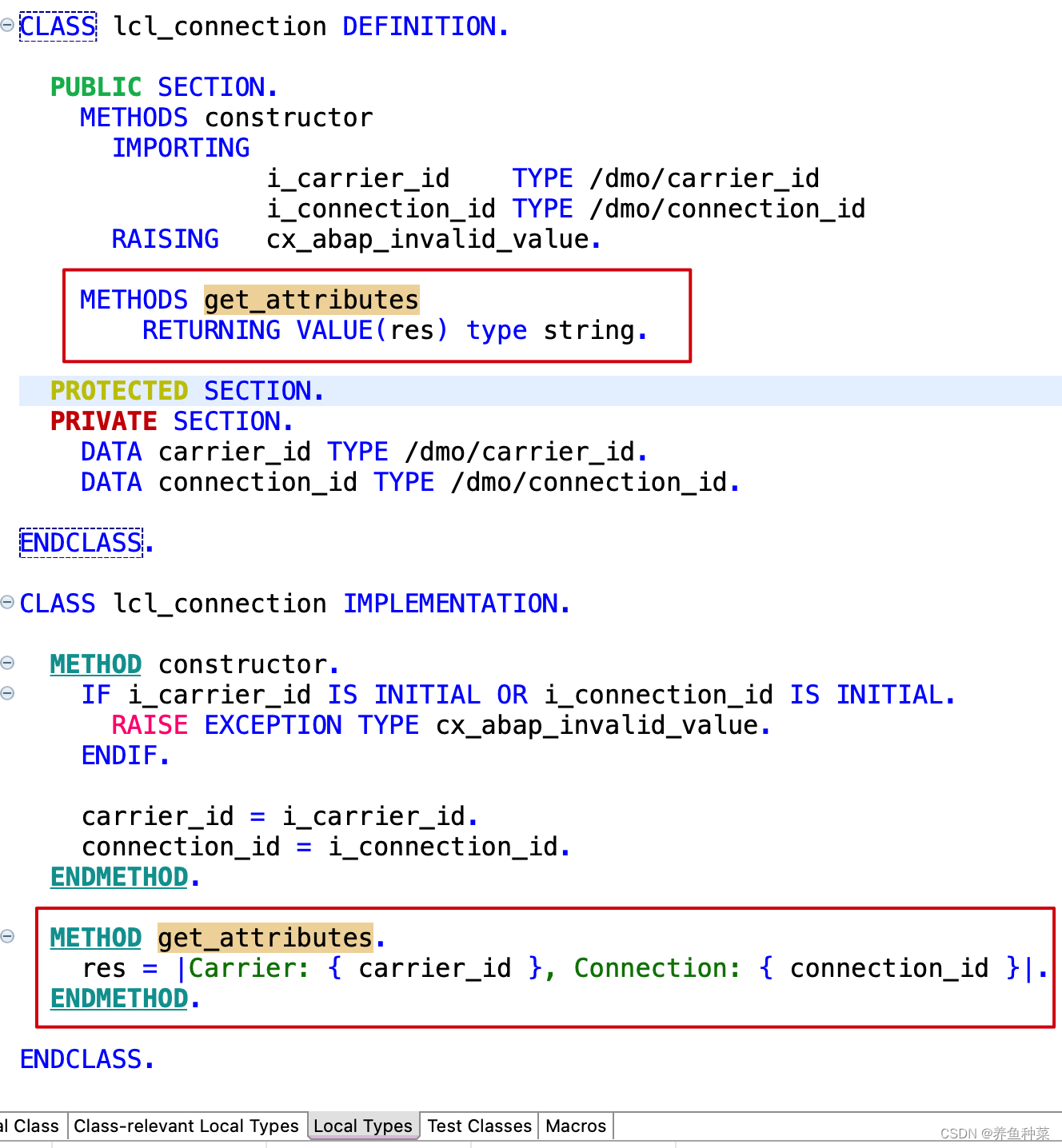 BTP上的ABAP开发（2）CLASS_abap class-CSDN博客