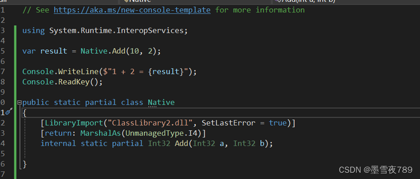 使用C#的控制台调用Aot发布的dll类库_c# aot-CSDN博客