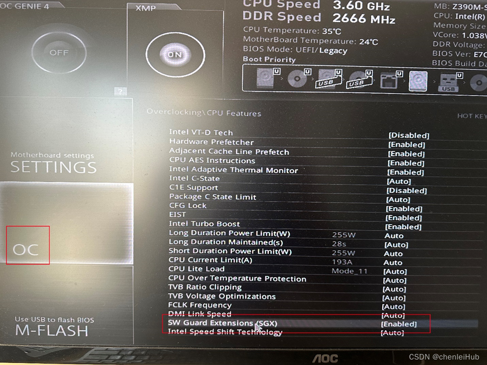 SGX Disabled by BIOS以微星MSI主板为例_sgx disabled by bios怎么解决-CSDN博客