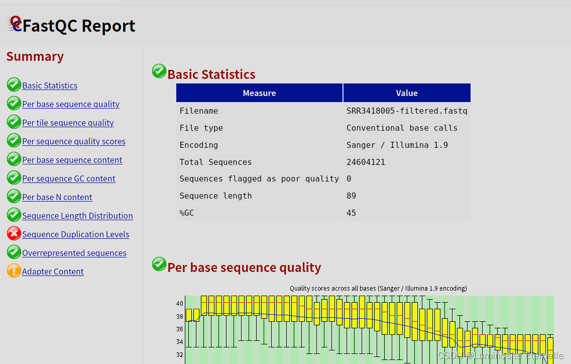 Linux系统进行RNA-seq分析（数据预处理）_linux microrna sequencing analysis-CSDN博客