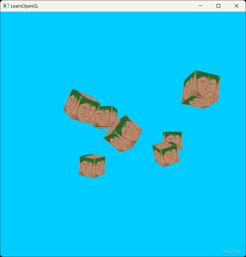 OpenGL学习——7.坐标系统_opengl 纹理坐标-CSDN博客