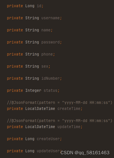 There is no getter for property named ‘id_number‘ in ‘class com.sky.entity.Employee‘] with root ...
