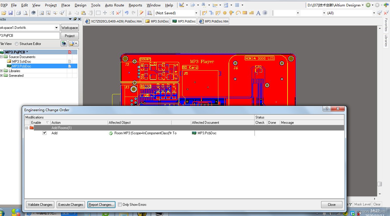 基于mega16L+ STA013设计 MP3播放器硬件评估板（原理图+PCB+封装库）工程文件._admp3原理图文件-CSDN博客